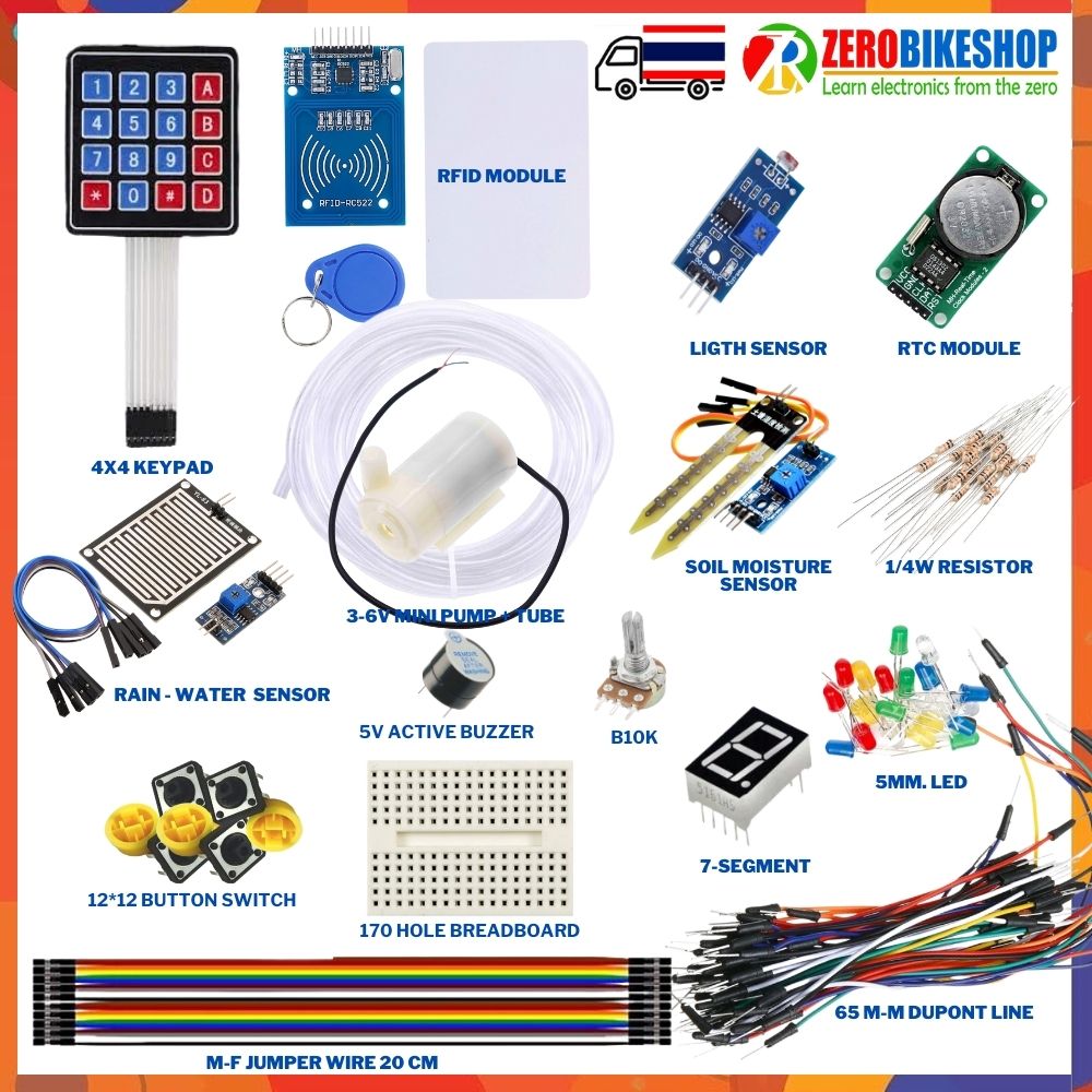 ESP32 Complete Kit ชุดเรียนรู้ ESP32 ESP-32S WiFi IOT Development Board internet of things พร้อม ...